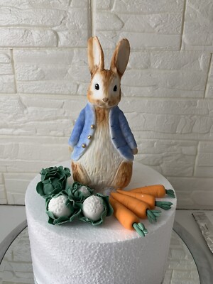 EDIBLE VERY LARGE PETER RABBIT CAKE TOPPER DECORATION Birthday | eBay