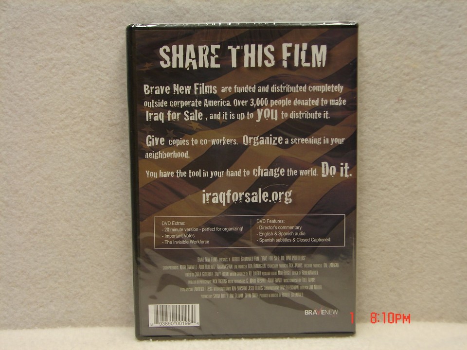 *DVD - Iraq for Sale - The War Profiteers | eBay