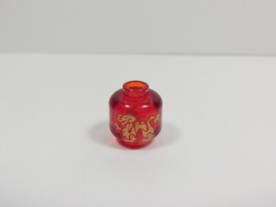 LEGO Trans Red Printed Head Brick w/ Dragon Minifig B4 | eBay