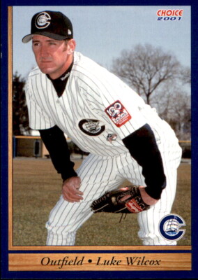 2001 Columbus Clippers Choice #16 Luke Wilcox Okemos Lansing Michigan ...