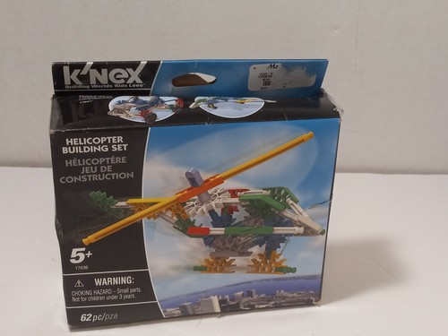 Knex Helicopter Building Fun Toy Set 62 Pieces New Open Box ...