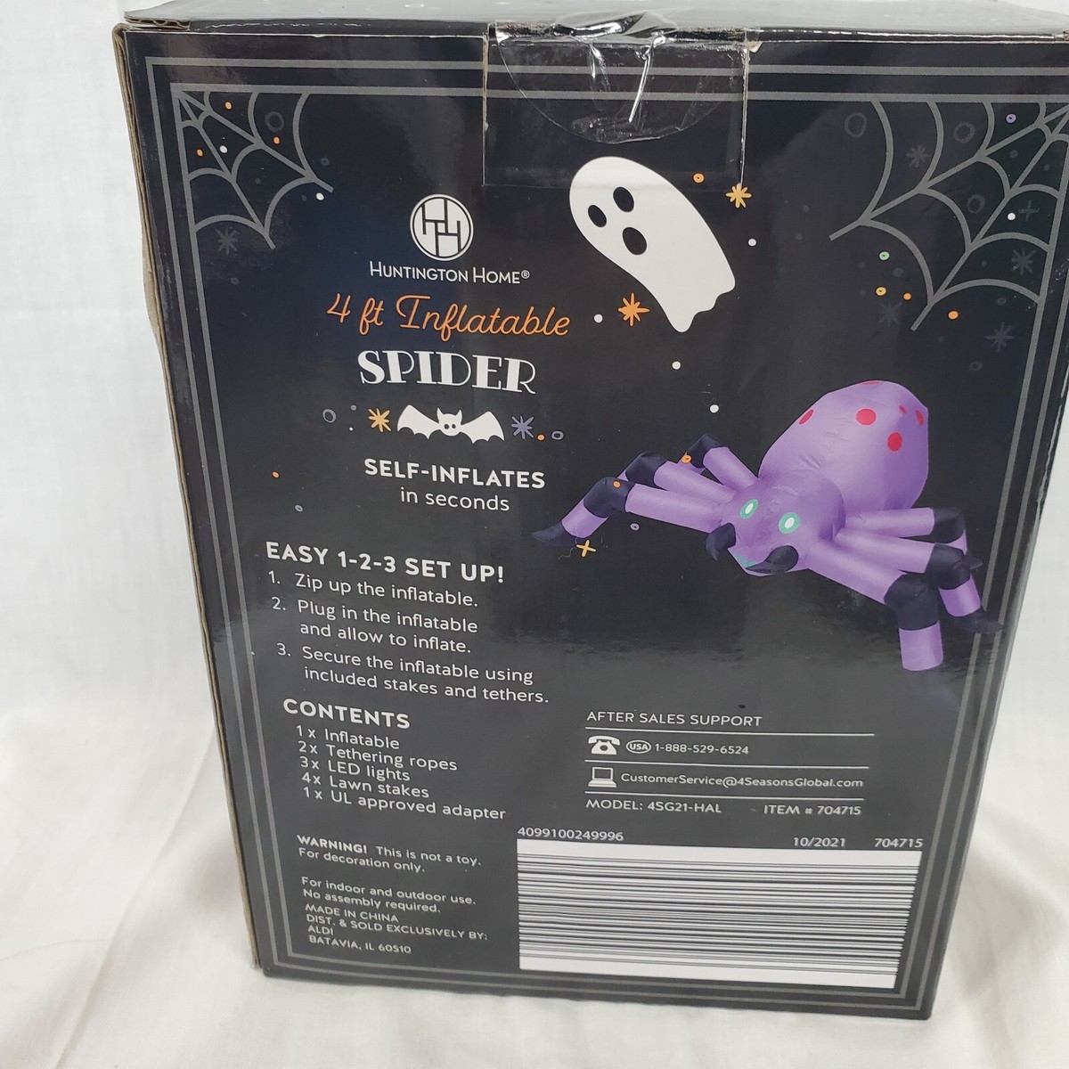 Inflatable Purple Spider