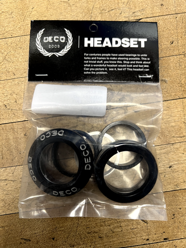 DECO BMX HEADSET KIT INTEGREATED CAMPY SEALED BEARINGS 6061 DUST CAP 25 ...