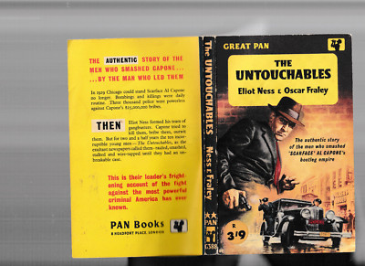 THE UNTOUCHABLES - ELIOT NESS & OSCAR FRALEY FIRST EDITION rare vintage ...