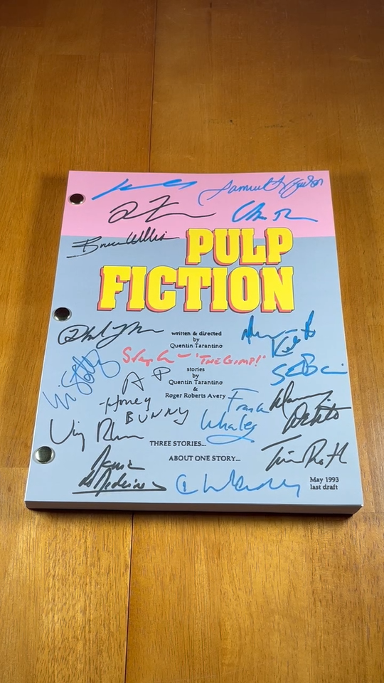 Pulp Fiction Script Signed- Autograph Reprints- 161 Pages | eBay
