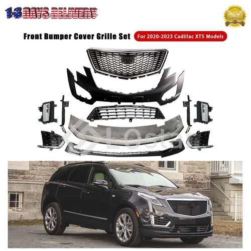 2020-2023 Cadillac XT5 Complete Front Bumper Cover Grille Kit For ...