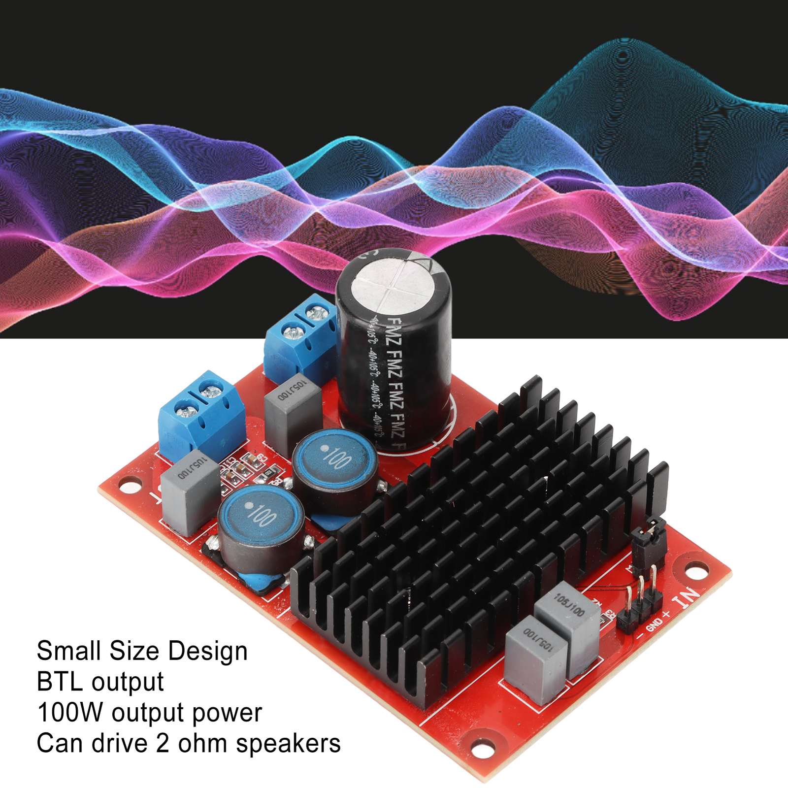 Digital Amplifier Board Single Channel 100W Output Power Amp Module For SD0 | eBay