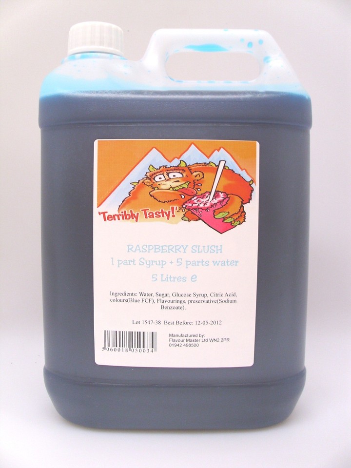 Terribly Tasty Slush Syrup 3 x 5 Litre Bottles | eBay