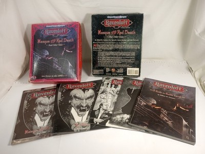 AD&D TSR Ravenloft “Masque Of The Red Death” And Other Tale” Box Set | eBay