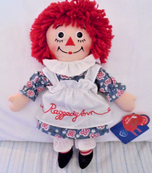 13" Raggety Ann Applause 85th Birthday Edition & 18" Playskool Raggety ...