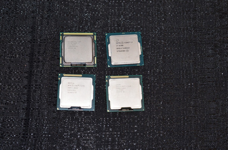 mixed lot of 4 Intel i-series processors all are i7 processors tested ...