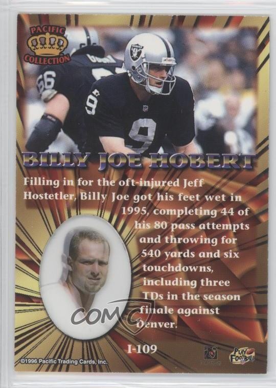 1996 Pacific Invincible Platinum Blue Billy Joe Hobert #I-109 0j0 | eBay