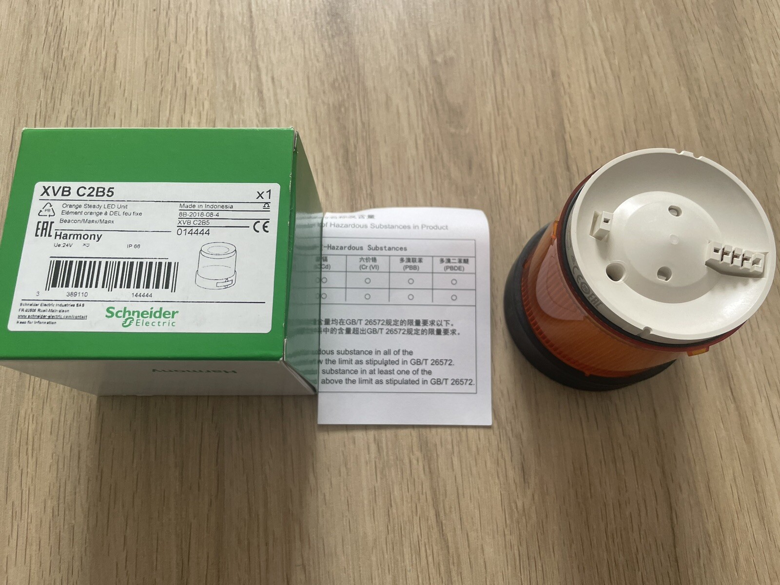 Telemanique/Schneider Electric XVB C2B5 XVBC2B5 Leuchtelement, orange ...