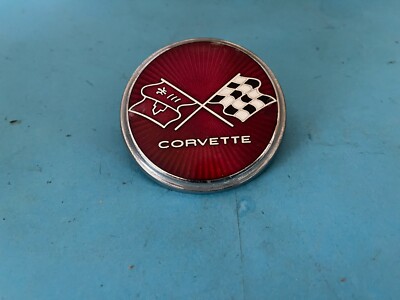 1975-1976 Corvette Front Bumper Emblem Original GM # 347915 Used | eBay