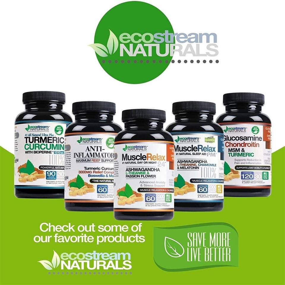 Natural Relaxant Muscle Relax 24/7 Daytime/Nighttime Capsules Maximum ...