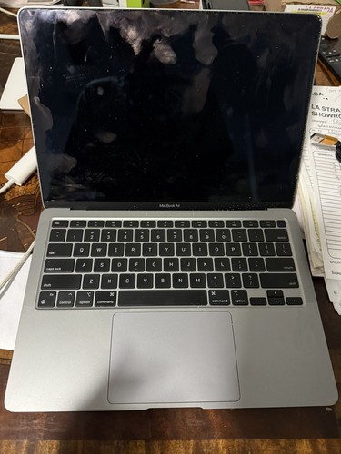 Mac Book Air 2020 13 In With Water Damage - Turns On Can Be Fixed | eBay
