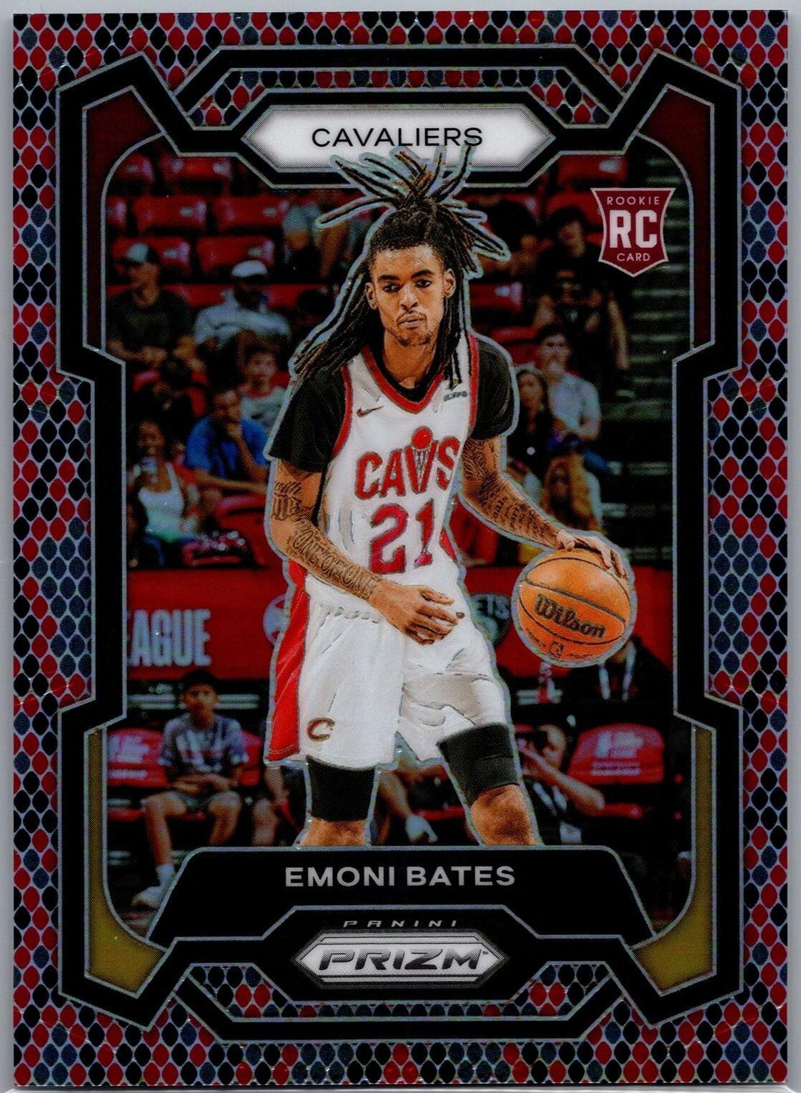 2023-24 Panini Prizm - Emoni Bates #169 Snake Skin Prizm (RC) for sale ...