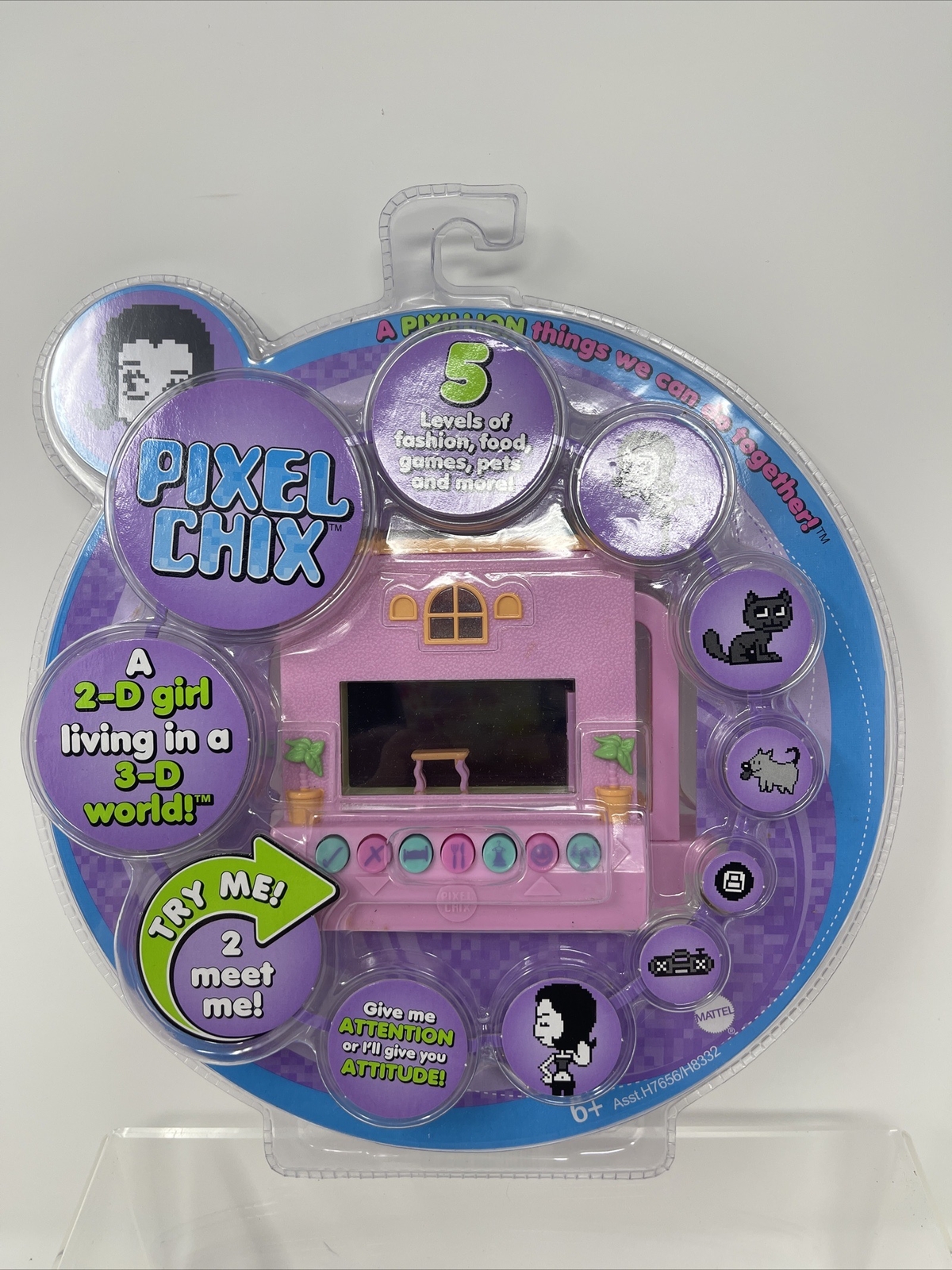 Pixel Chix House PINK Electronic Game 2005 Mattel Sealed 90's deadstock ...