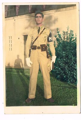 Latin MP Soldier Man Color Photo Fort Gulick Canal Zone Panama 51 | eBay