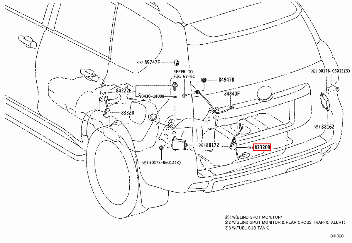 Genuine Toyota Prado KDJ150 1KD 3.0 Diesel Fuel Sub Tank Gauge Sender ...