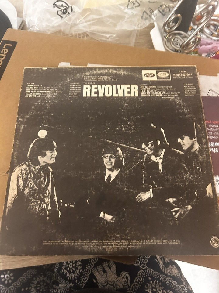 The Beatles: Revolver - Original 1966 Pressing - MONO HIGH FIDELITY ...