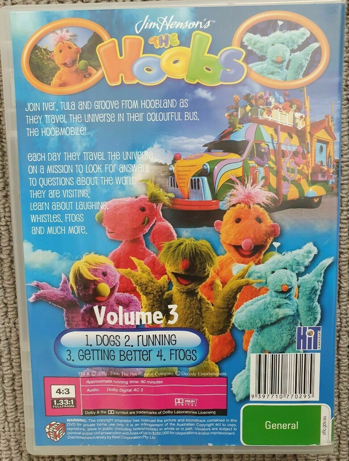 The Hoobs DVD Volume 3 - Jim Henson Rare Kids Series - R4AUS ...