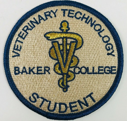 Baker College Veterinary Technology Student Flint Michigan MI Patch A4 ...