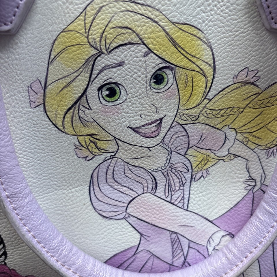 Disney Loungefly Tangled Floral Rapunzel Satchel Bag Purse Tote | eBay