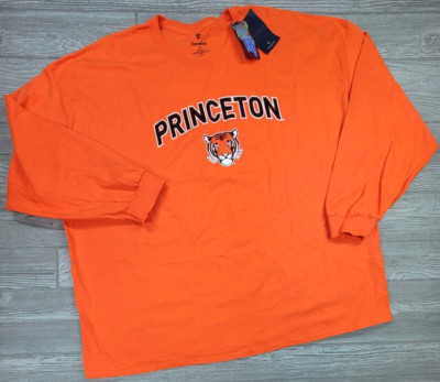 Princeton University Tigers Fanatics 5XL Orange Long Sleeve T-Shirt ...
