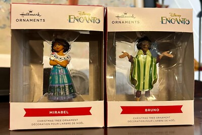 New 2023 Hallmark Disney ENCANTO BRUNO MADRIGAL & MIRABEL Christmas ...