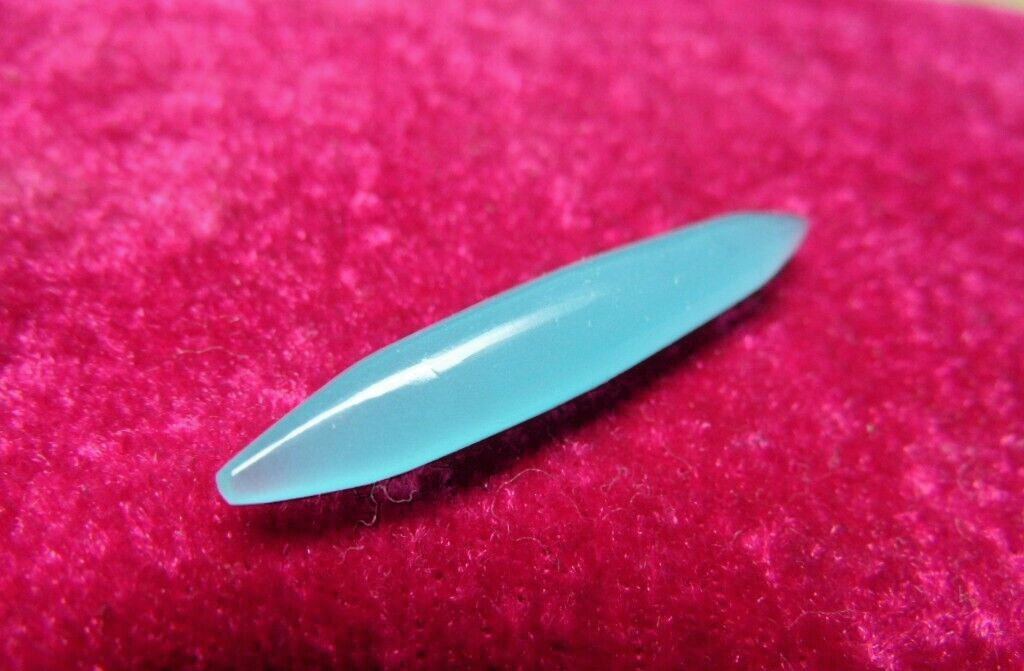 Aqua Chalcedony Bone Septum Tusk, Nose Tusk Body Jewelry, Size 2mm to ...