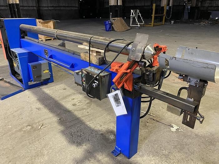 120" APPLETON CORE CUTTER MODEL D21SH1010 SEMI AUTOMATIC 5" DIAMETER ...