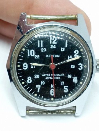 VINTAGE Kelton TIMEX watch from 1979 watch France made 24 hour MILITARY DIAL PAR | eBay
