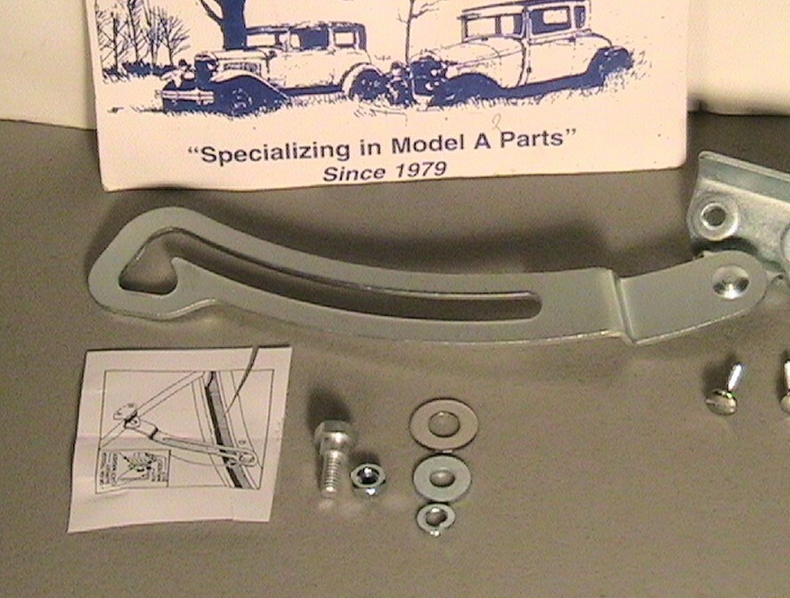 1928-1931 Model A Ford USA mfg Trunk Lid Support Arm, Mounting Screws ...