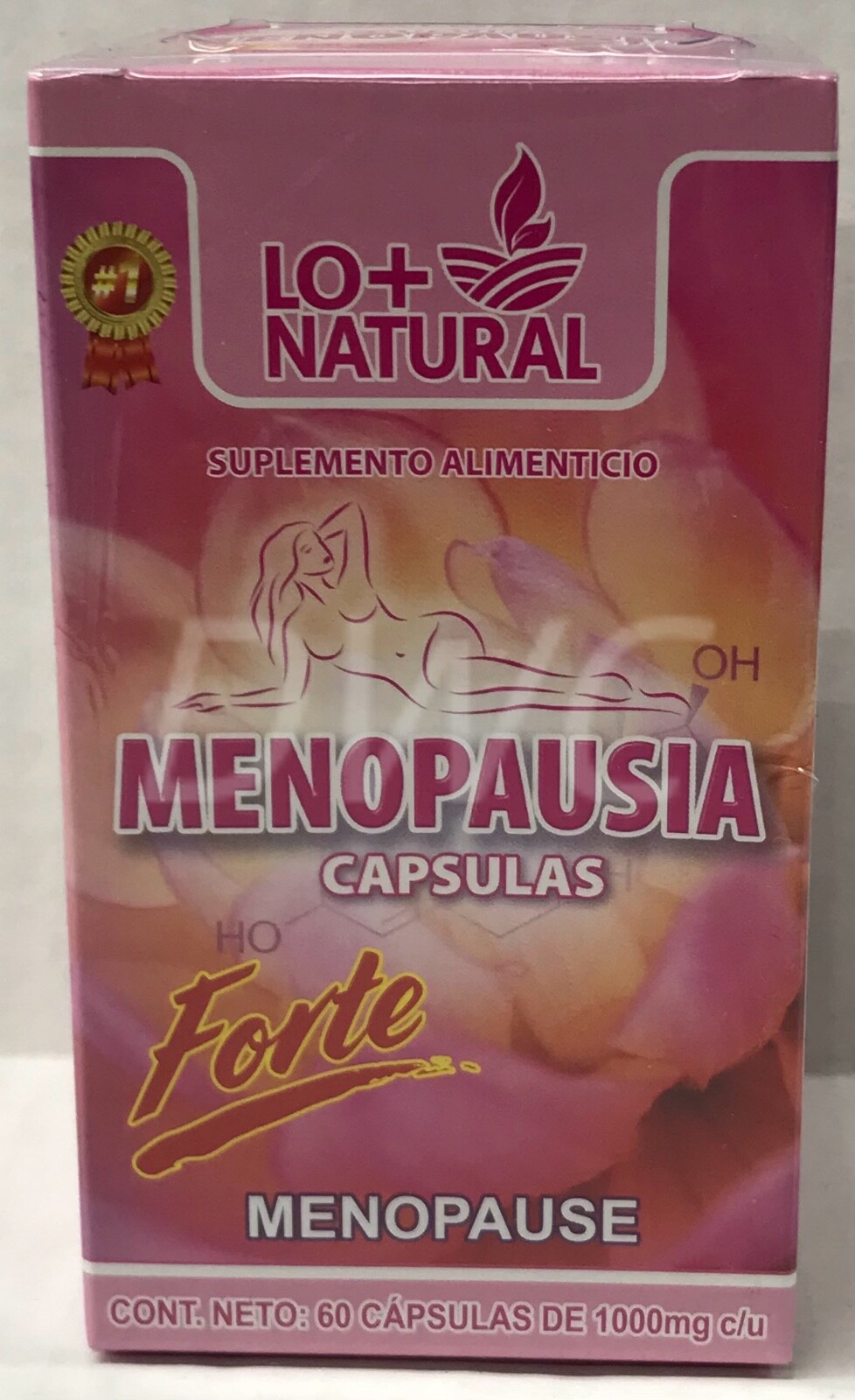 LO+ NATURAL Dietary Supplement Menopausia Menopause Forte 60 caps 1000 ...