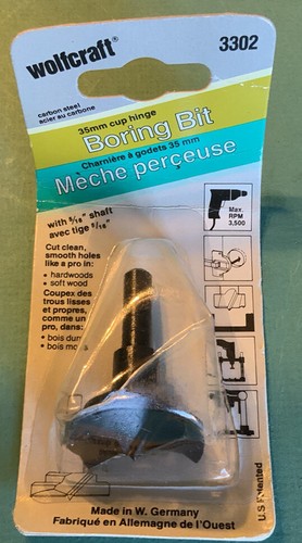 Wolf craft Boring Bit 3302 Made In West Germany5/16 Shaft | eBay