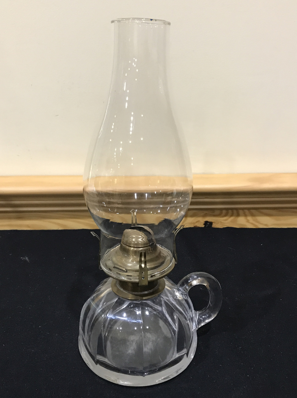 Antique Broad Inverted Flute Finger Oil Kerosene Lamp 1880-1900 | eBay