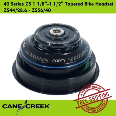 Cane Creek 40 Series ZS 1 1/8"-1 1/2" Tapered Bike Headset ZS44/28.6 ...