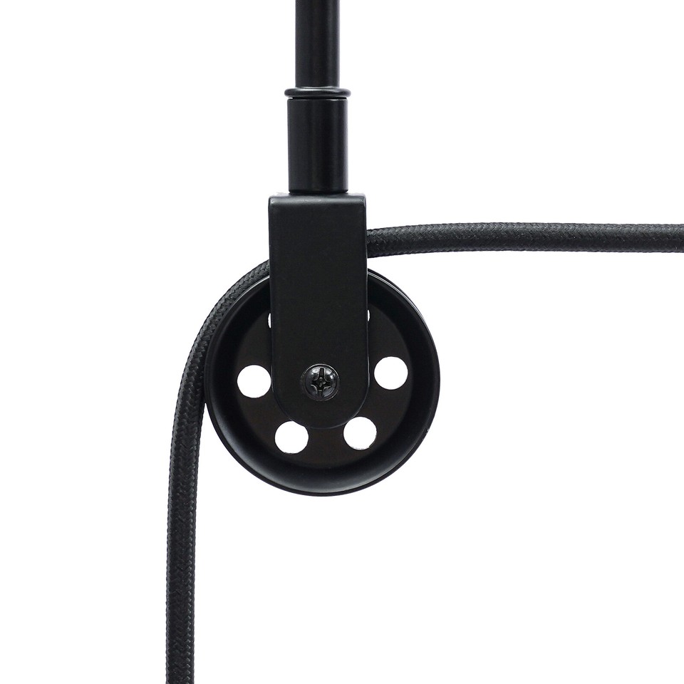 Vintage Industrial Wall Light Sconce Gooseneck Lamp Pulley Metal Wall ...