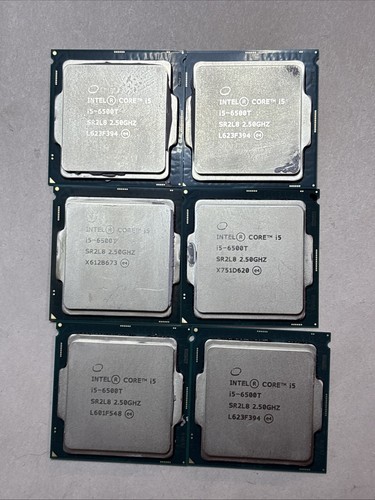 Lot 6 Intel Core i5-6500T SR2L8 2.50GHz CPU Processors @CPU52 | eBay