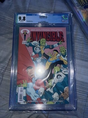 Invincible #3 CGC 9.8 2003 Image Super Low Print! Rare (7,350) ! 1st ...