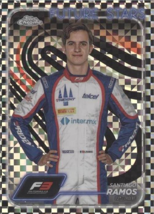 2024 Topps Chrome Formula 1 - F3 Drivers Future Stars Santiago Ramos ...