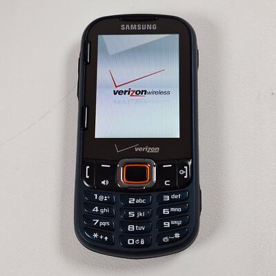 Samsung Intensity III SCH-U485 Blue QWERTY Keyboard Slide Phone ...
