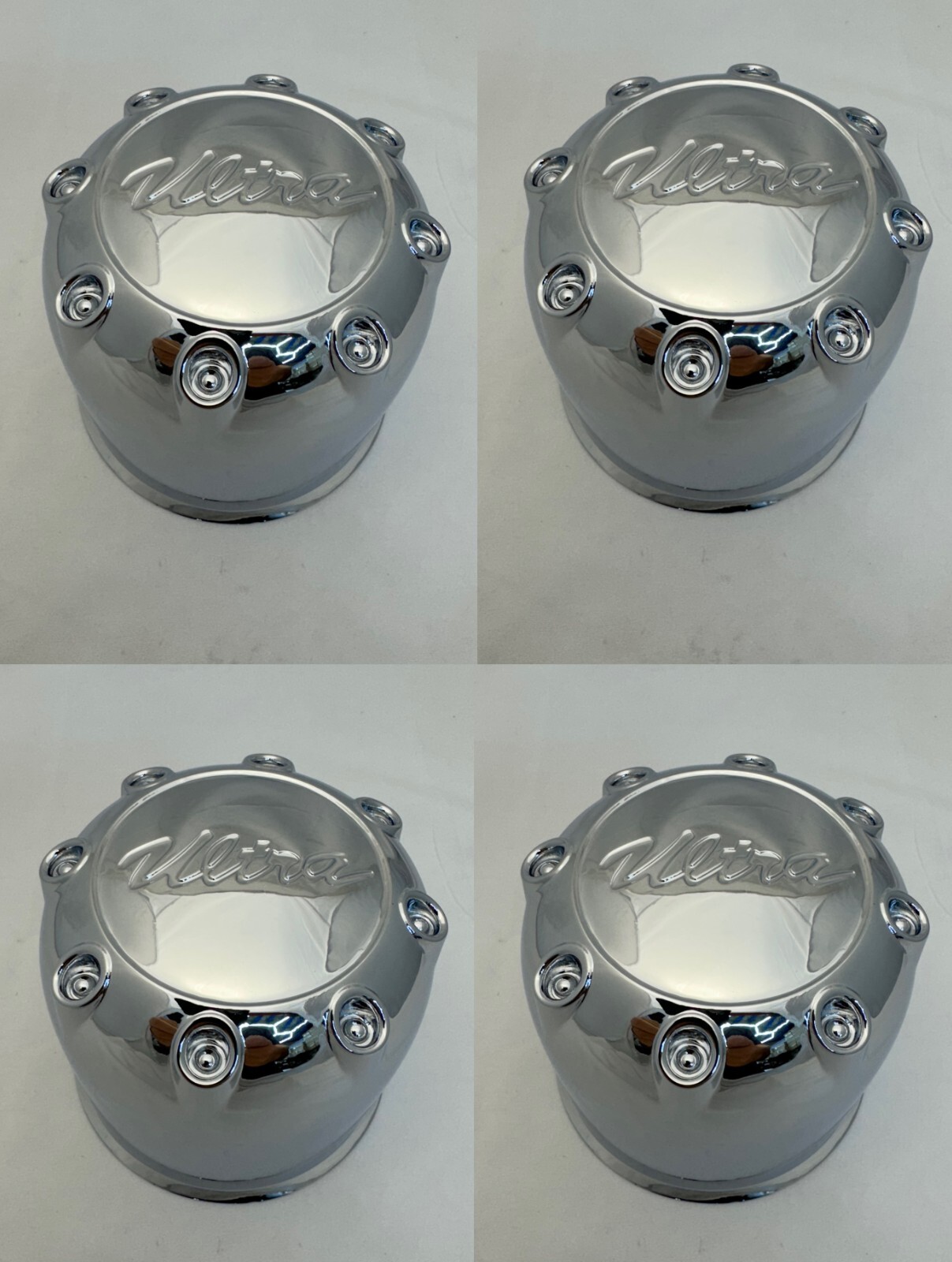 4 Cap Deal Ultra Wheels Chrome Push Thru Wheel Center Cap 89-8125 ...