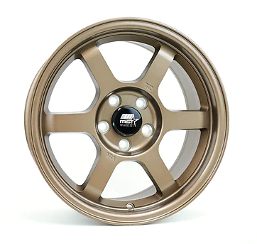 MST Time Attack Rim 15X7 5X100 Offset 20 Matte Bronze (Quantity of 1 ...