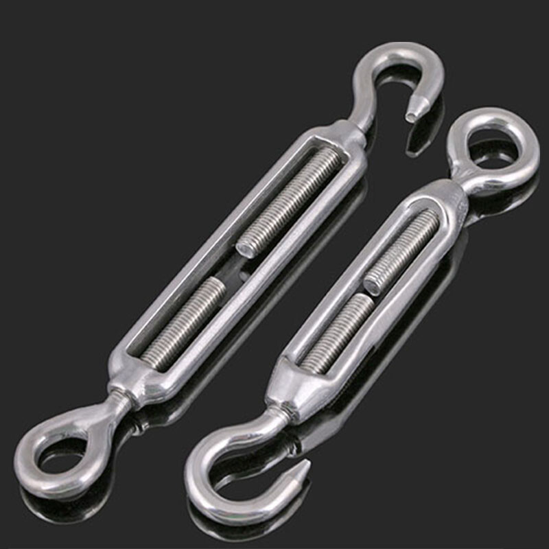 M4 - M16 Turnbuckle Wire Tensioner and Rope Cable Threaded Hook ...