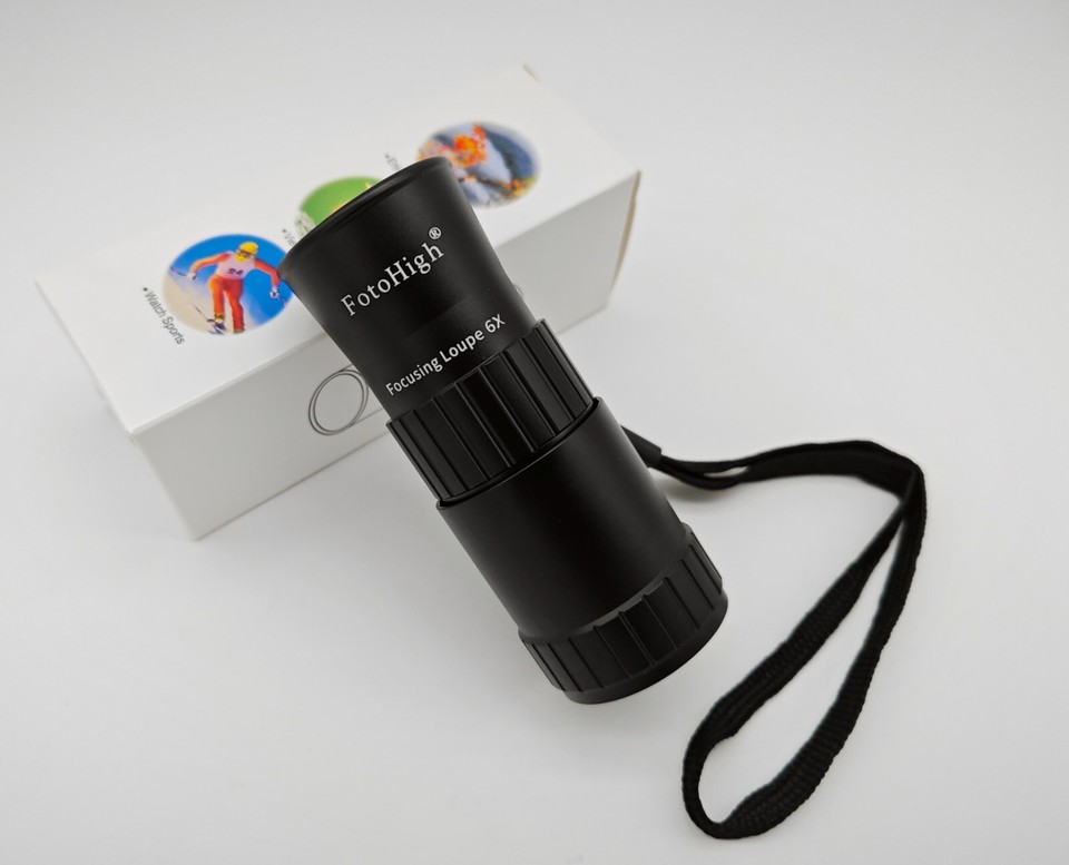 Retractable 6x Magnifier Focusing Loupe Lupe for Linhof Toyo Horseman ...