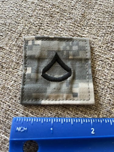 US Army Private First Class PFC E-3 Rank ACU Hook / Loop Patch INV6639 ...