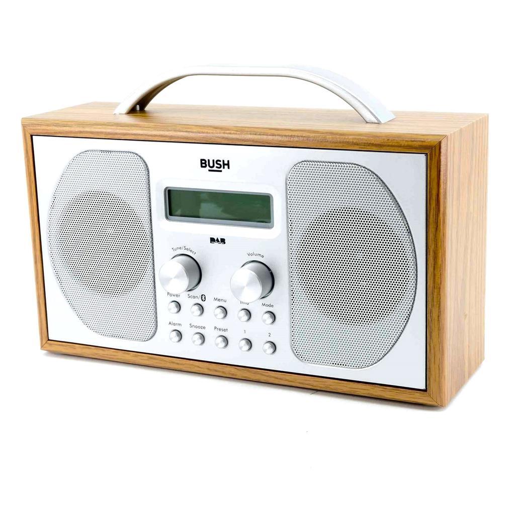 Bush DAB Bluetooth Wooden Radio - Brown (7362325) for sale online | eBay