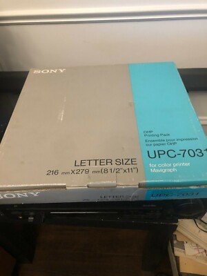 Sony Letter size new in pack UPC-7031 OHP Printing pack 100 prints | eBay